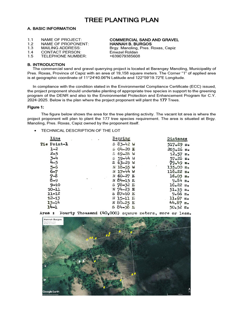 TREE PLANTING PLAN_Burgos rev | PDF