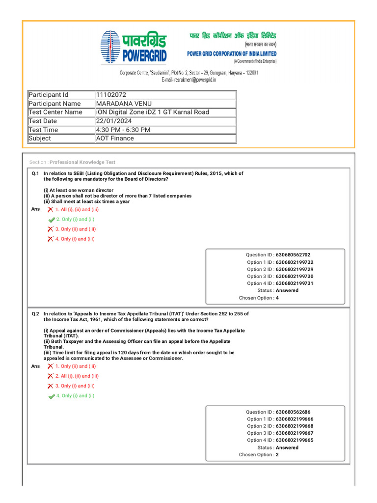 SEBI and Tax Regulations Quiz Questions | PDF | Taxes | Option (Finance)