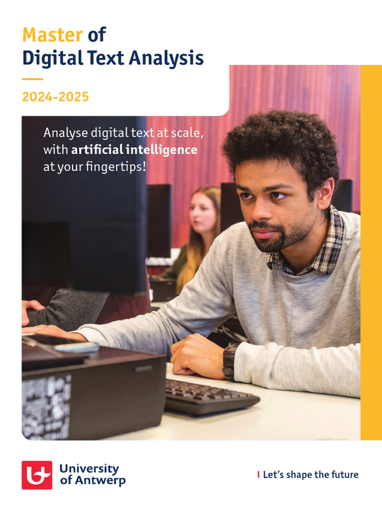 Digital Text Analysis UAntwerp | PDF | Bachelor's Degree | Academic Degree