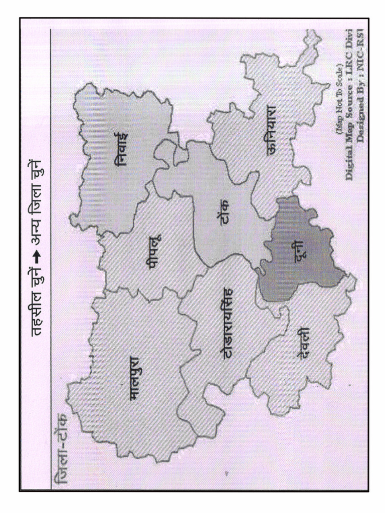 Tonk Tehsil Map | PDF