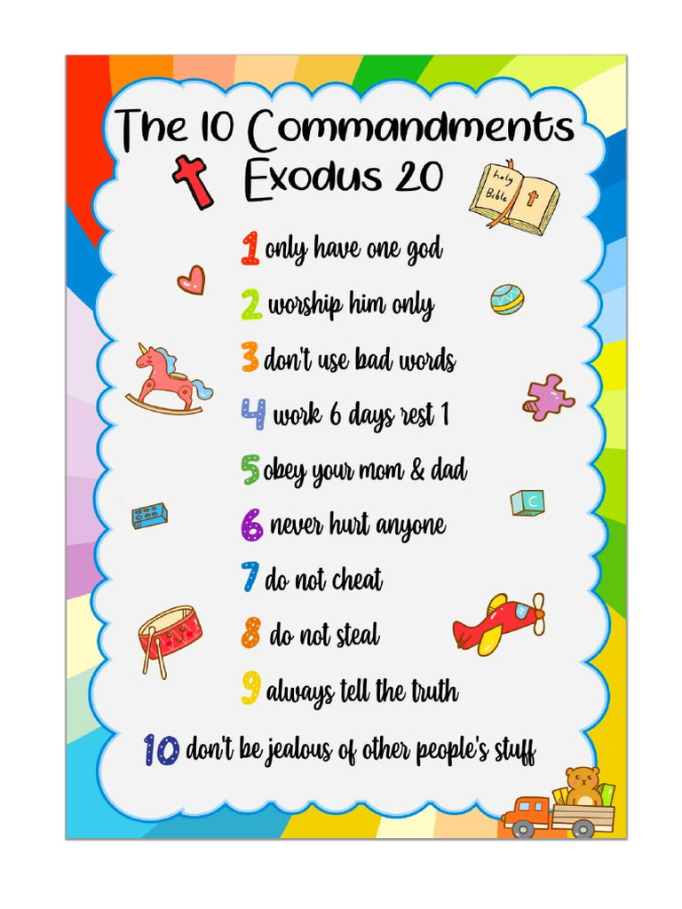 Verses For Sunday School | PDF