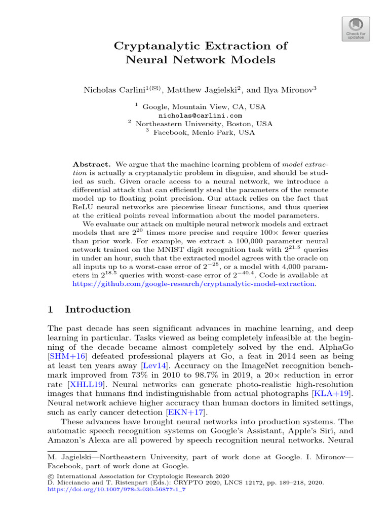 Crypto_with_Machine_Learning | PDF | Cryptography | Encryption