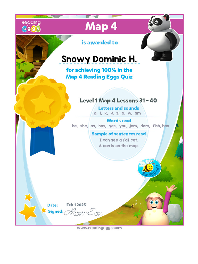 Reading Egg 3 | PDF