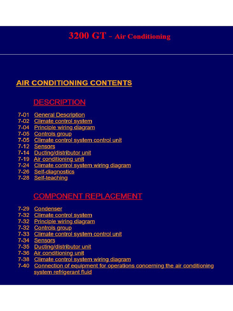Air Conditioning | PDF