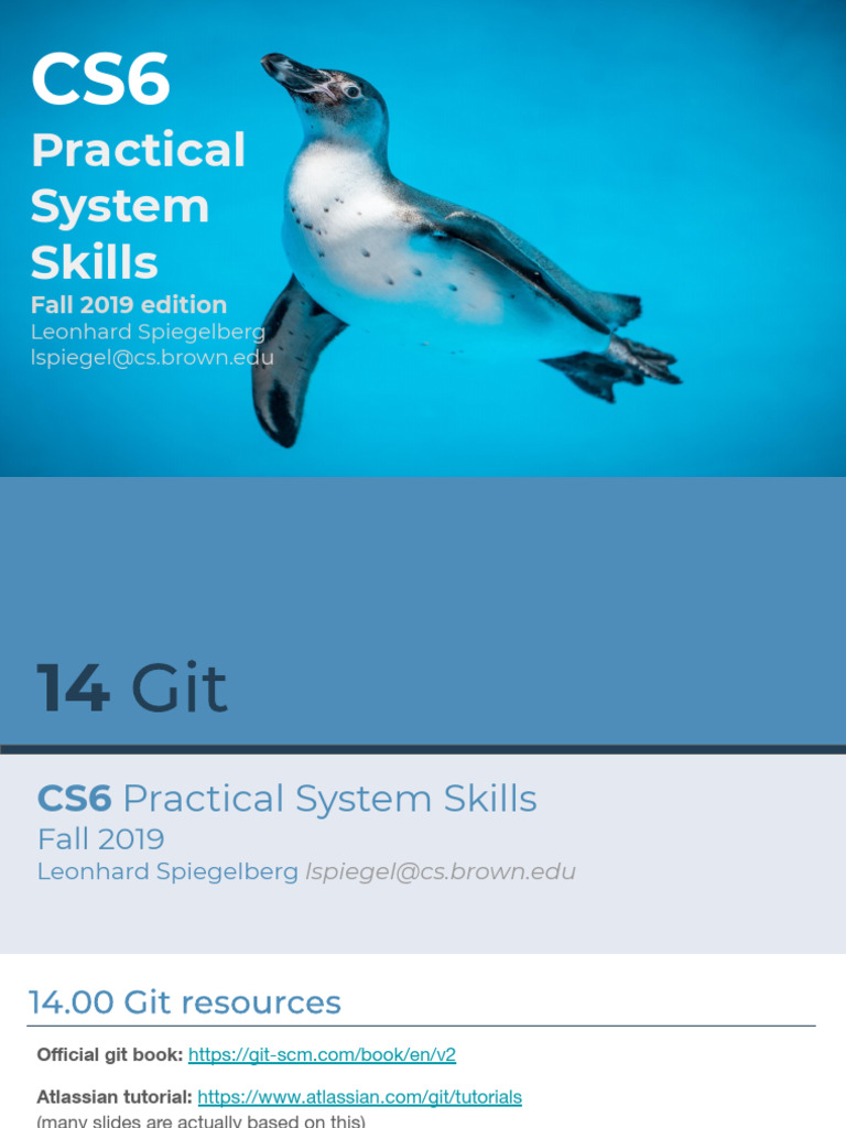 slides12 | PDF | Version Control | Computing