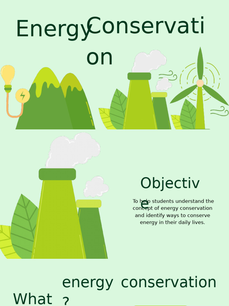 Energy Conservation | PDF | Energy Conservation | Efficient Energy Use