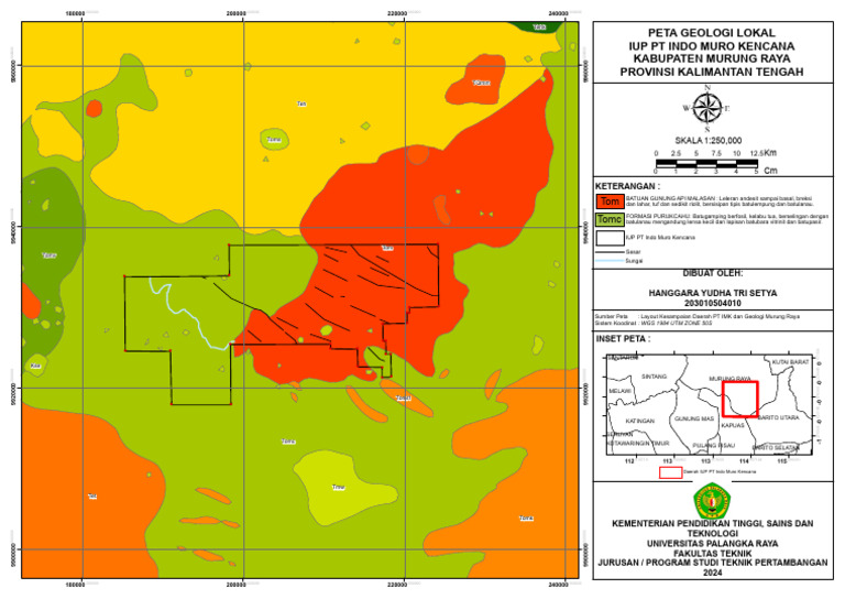 Peta Geologi IUP PT Indo Muro Kencana | PDF