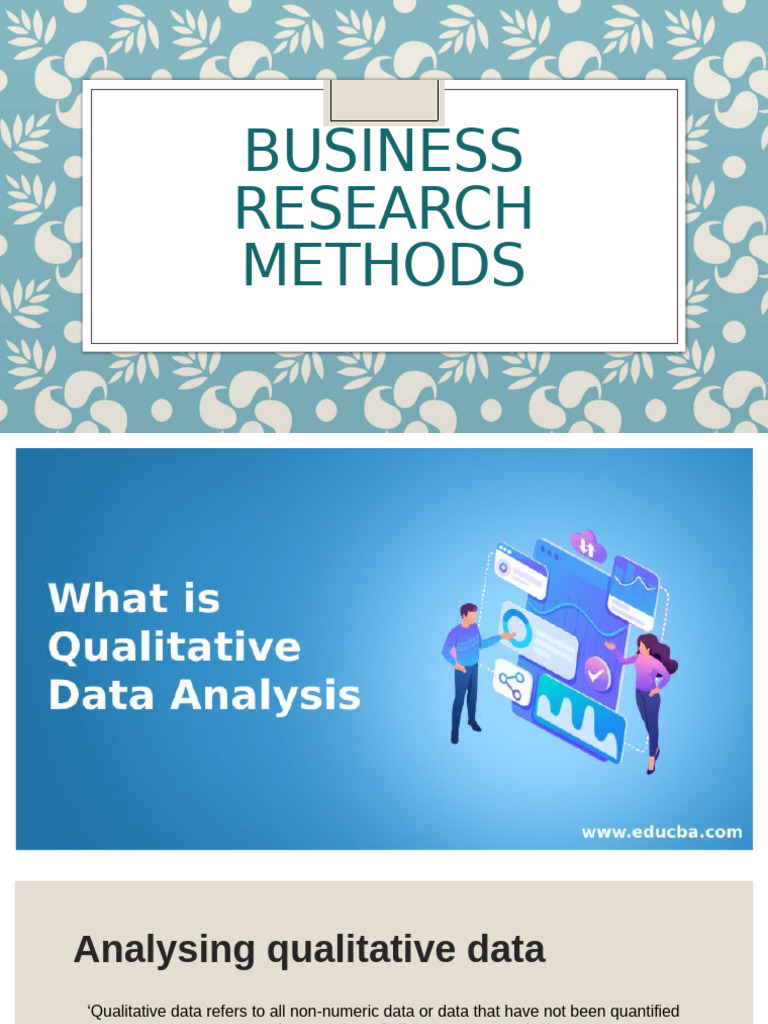 Qualitative Data | PDF