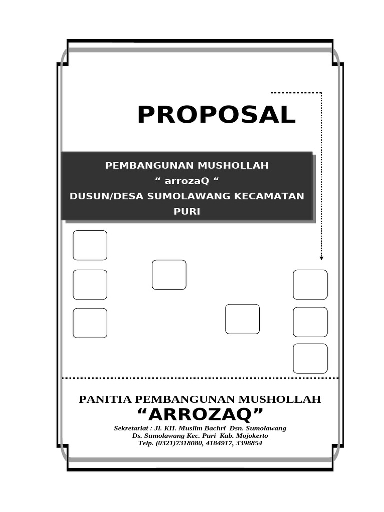 Proposal Pembangunan Masjid Baitul Muttaqin | PDF