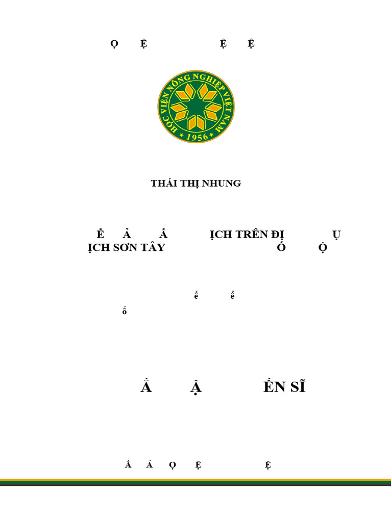 KTPT - TTLA - Thai Thi Nhung | PDF