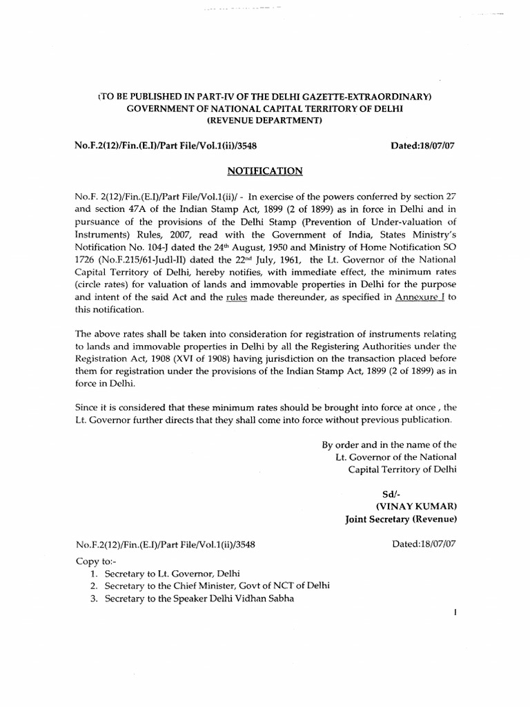 Circle Notification 2007 - Factor | PDF