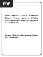 Qaaccessa Asoosama Afaan Oromoo | PDF