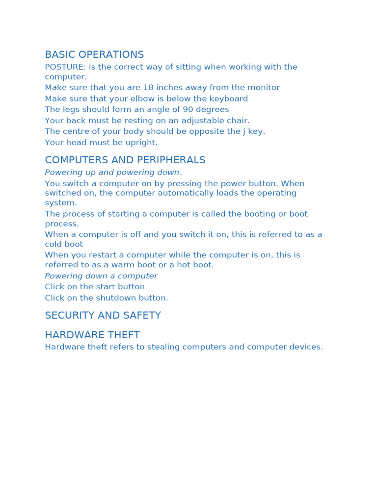 BASIC OPERATIONS | PDF | Computer Virus | Graphical User Interfaces