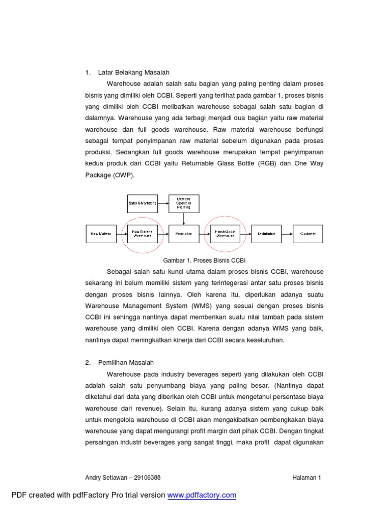 Final Project Proposal (Pengajuan Proyek Akhir) | PDF