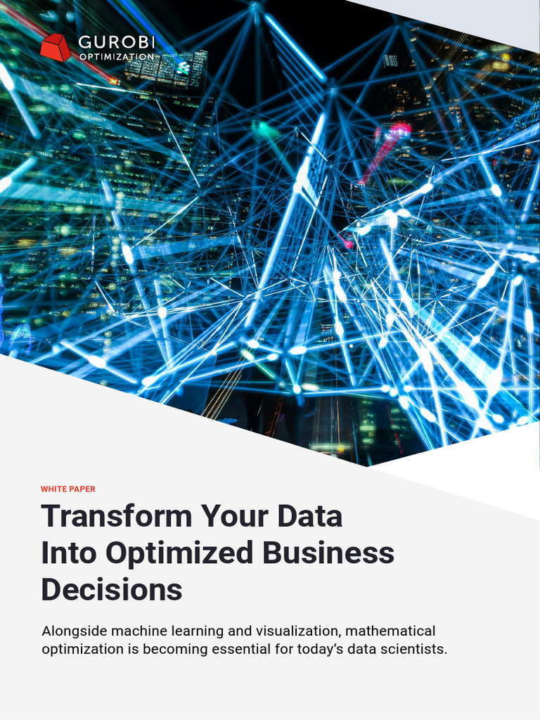 White Paper - Transform Your Data Into Optimized Business Decisions ...