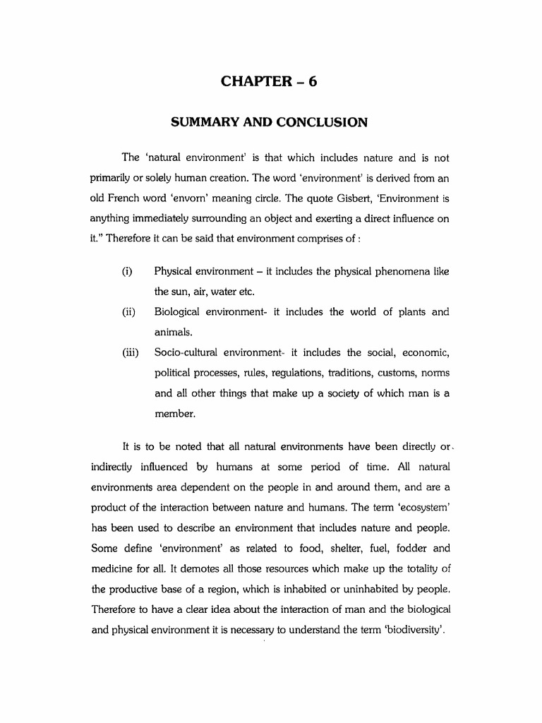 14_summary and conclusion | PDF | Climate Change | Deforestation