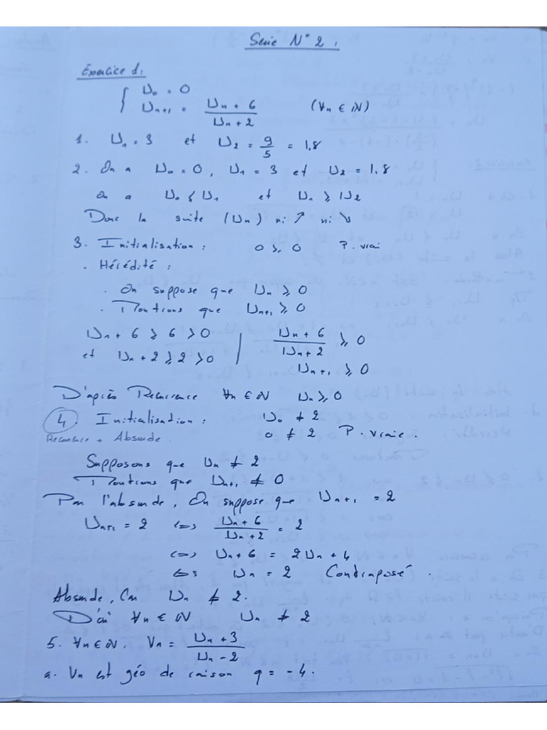 analyse 1 td 2.3 | PDF