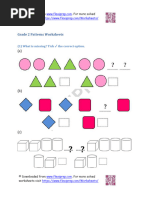 Grade 2 Geometry: Perimeter Worksheet | PDF