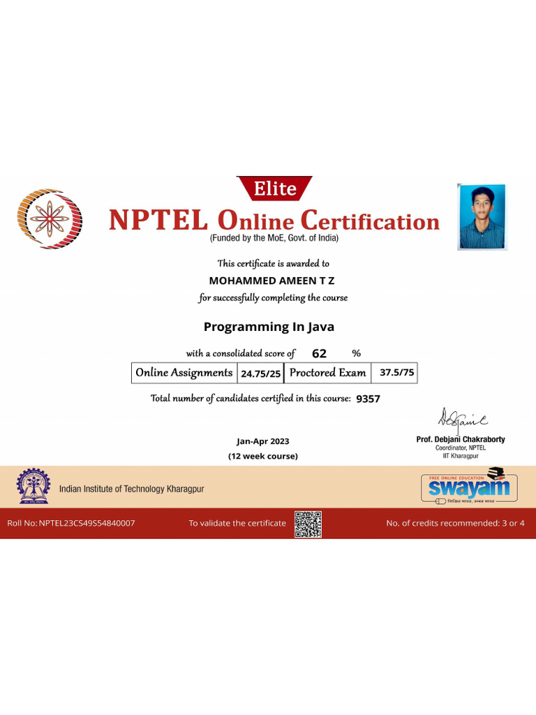 Ameen Nptel Java | PDF