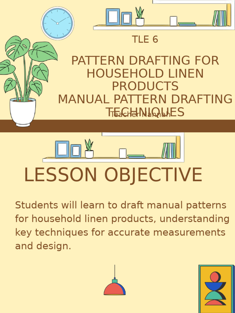Pattern Drafting for Household Linen Products Manual Pattern Drafting ...