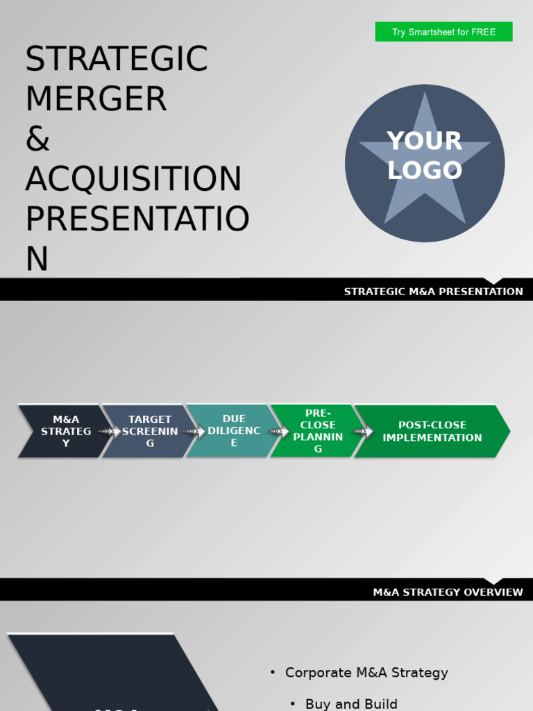 Strategic M&A Strategy Overview Guide | PDF | Mergers And Acquisitions ...