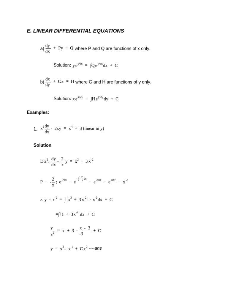 6-LINEAR-DIFFERENTIAL-EQUATIONS | PDF | Mathematical Objects | Equations