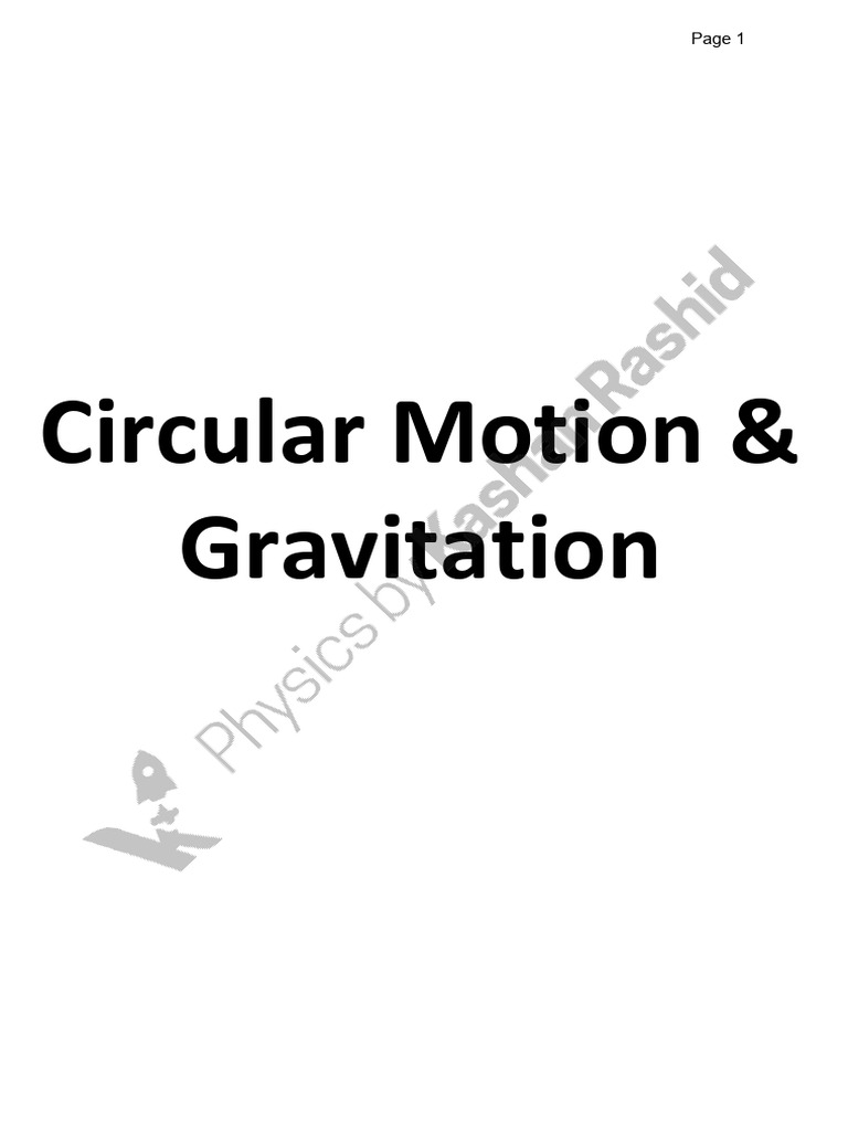 A2 Physics Book 1 (Circ Motion To Thermal) 2008 Till 2020 - Compressed ...