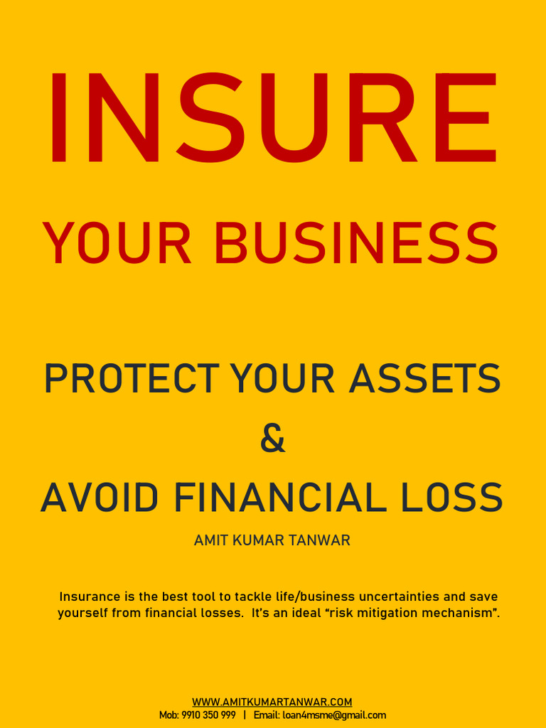 Insure Your Business - Protect Your Assets, Avoid Financial Loss | PDF ...