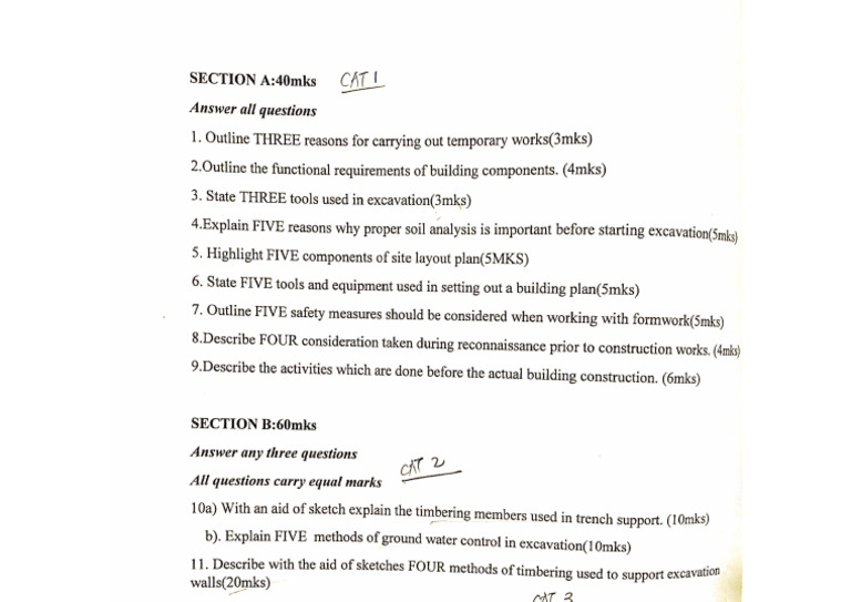 Building Works Cat | PDF