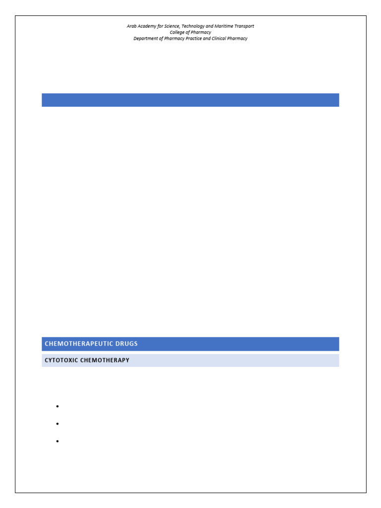 Chemotherapy Dose Calculation Guide | PDF | Chemotherapy | Immunotherapy