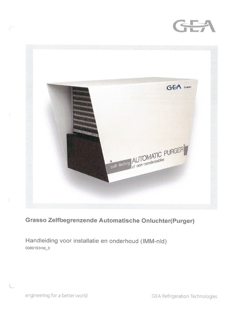 GEA - Automatische Ontluchter | PDF