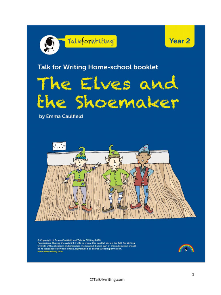 Elves and the Shoemaker Story Workbook | PDF | Adjective