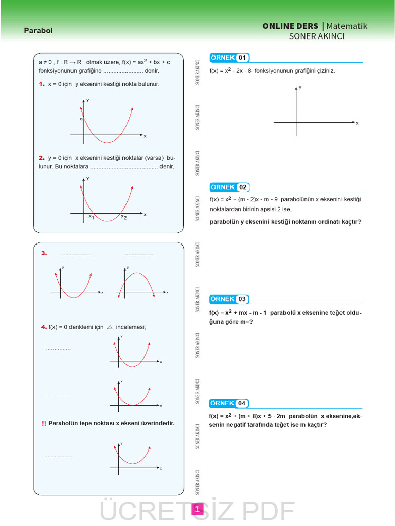 Ders-10 Parabol | PDF
