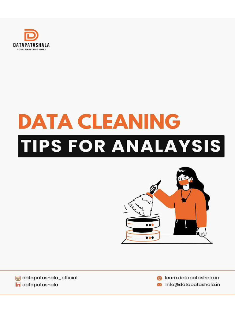 ? Data Cleaning Tips For Analysis | PDF