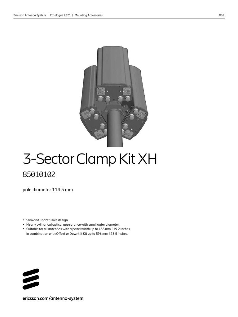 Ericsson Antenna Mounting Accessories 2021 | PDF | Screw