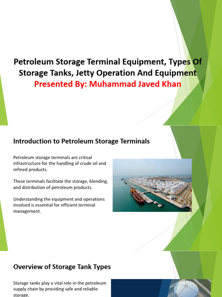Petroleum Storage Terminal Overview | PDF