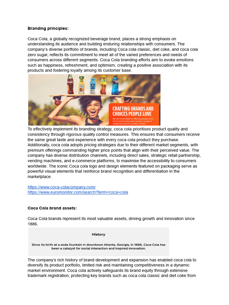 Coca Cola Branding Strategies Explained | PDF | Brand | Coca Cola