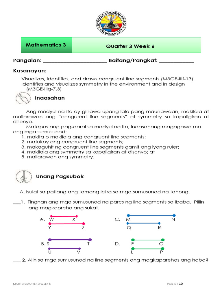 Math 3 Q3 Week 6 | PDF