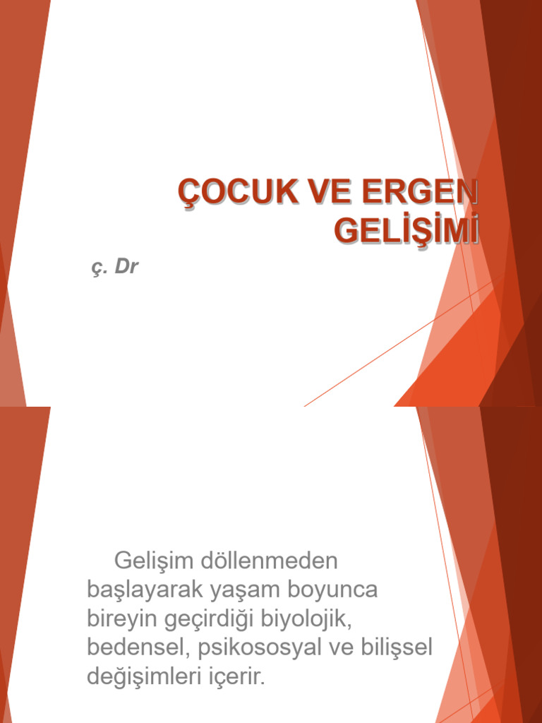 1cocuk Ve Ergen Gelisimi Sunu | PDF
