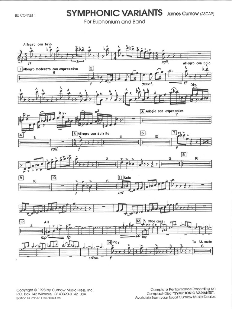 Curnow Cornet 1 | PDF