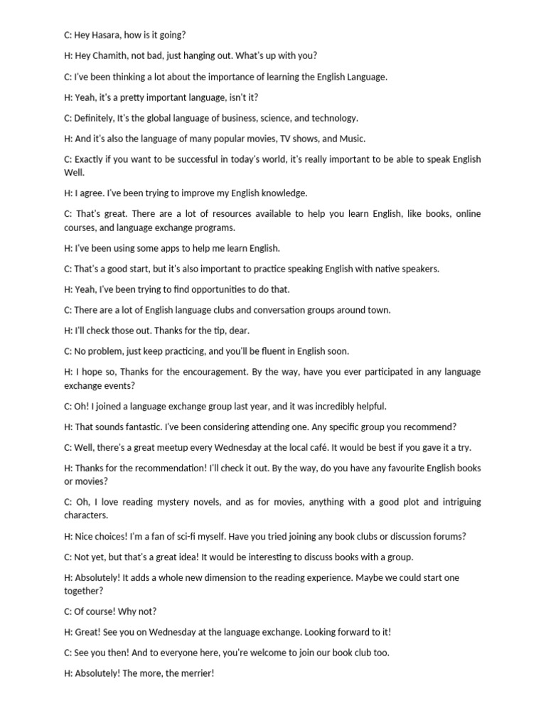Dialogue | PDF