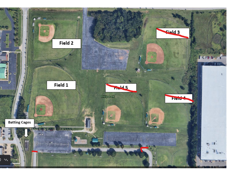 Phillips Park Parking Map | PDF