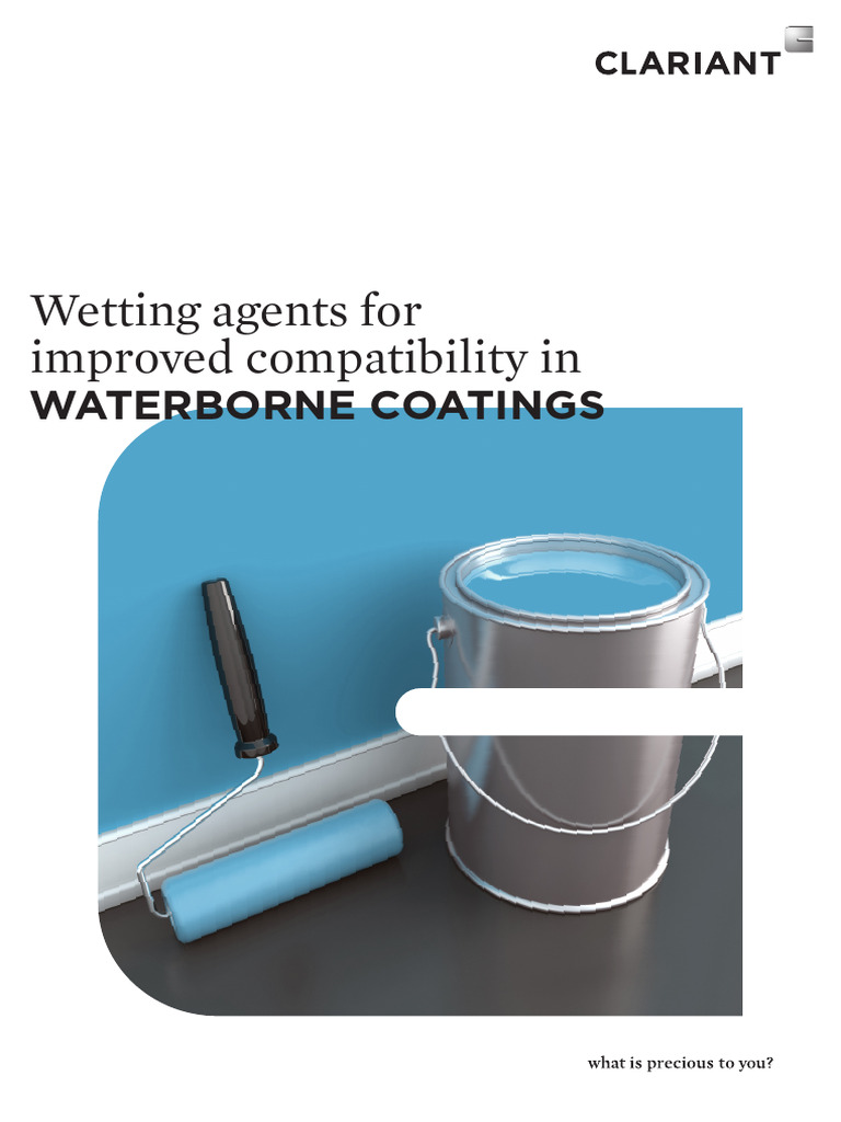 Clariant - Wetting Agents For Waterborne | PDF | Paint | Coating