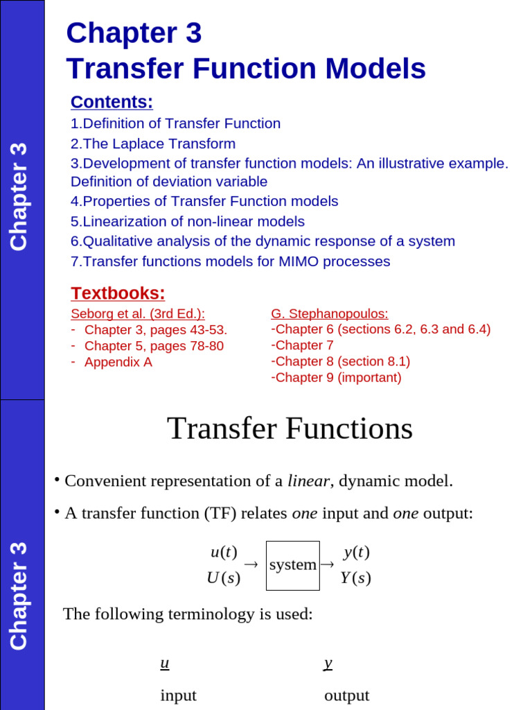 Transfer Functions for Engineers | PDF | Nonlinear System | Mechanics