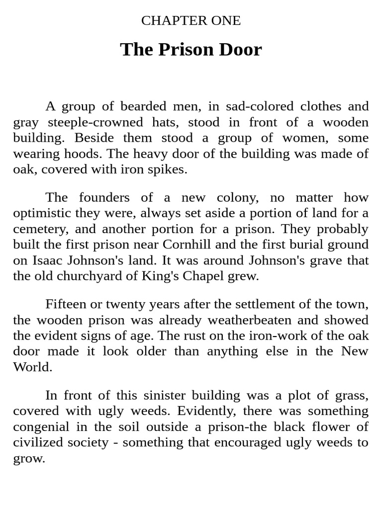 The_Scarlet_Letter-Nathaniel_Hawthorne | PDF | The Scarlet Letter