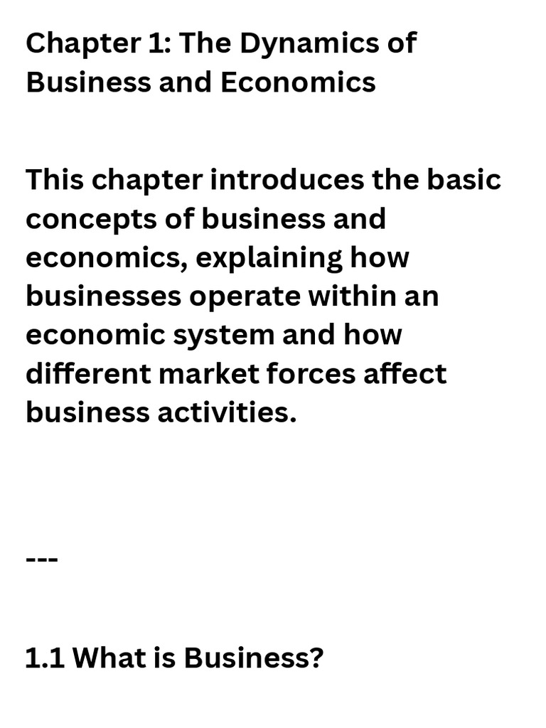 Part 1 Business in a Changing World_20250207_120701_0000 | PDF ...
