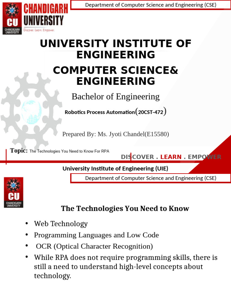 Technologies You Need To Know | PDF | Agile Software Development | Optical Character Recognition