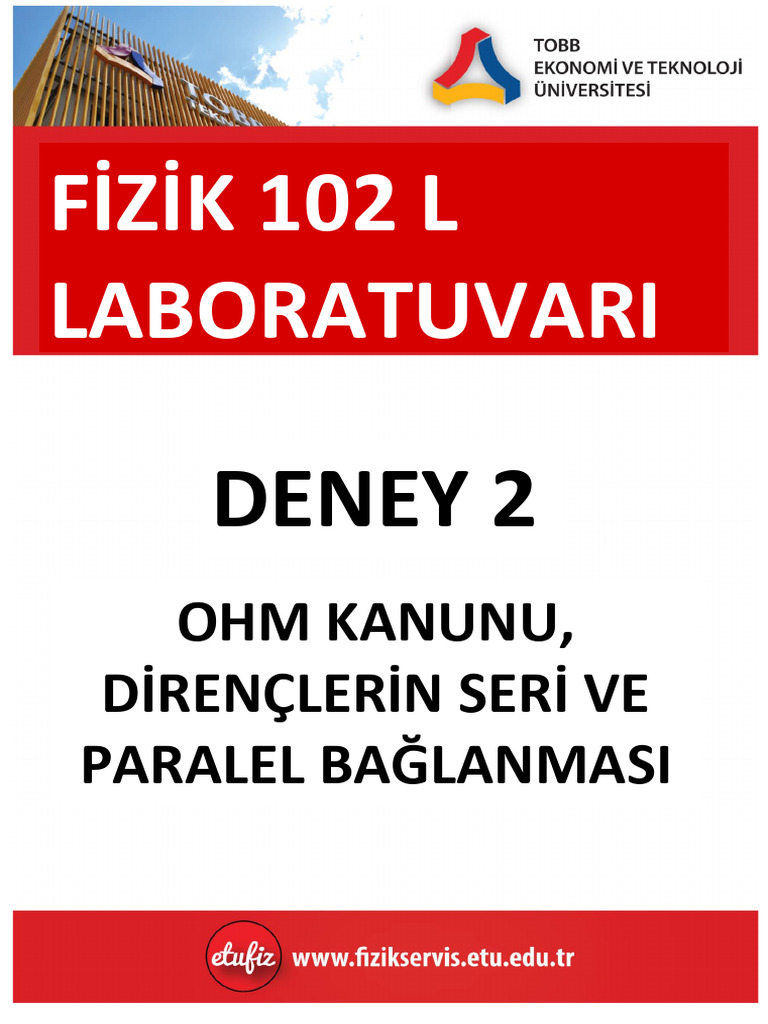 FİZ102L-Deney2-Föy | PDF