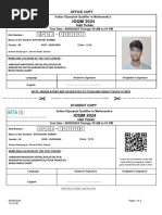 Ioqm Omr Sheet Full | PDF | Printing | Optical Character Recognition