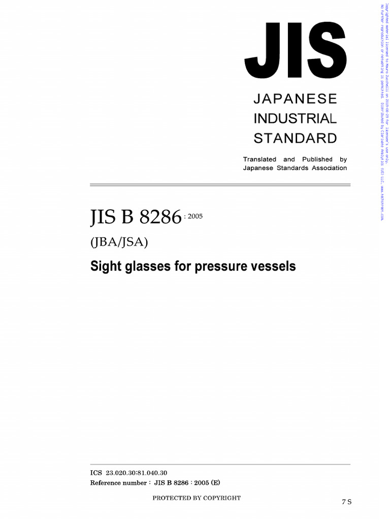 Jis B 08286 000 000 2005 e Ed10 I4 | PDF
